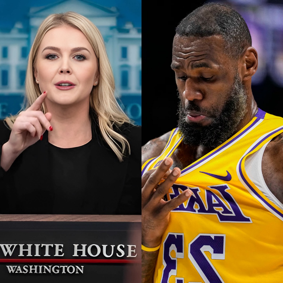 LEBRON JAMES CALLED HER “KKK BARBIE”… BUT KAROLINE LEAVITT’S 17 CALM ...